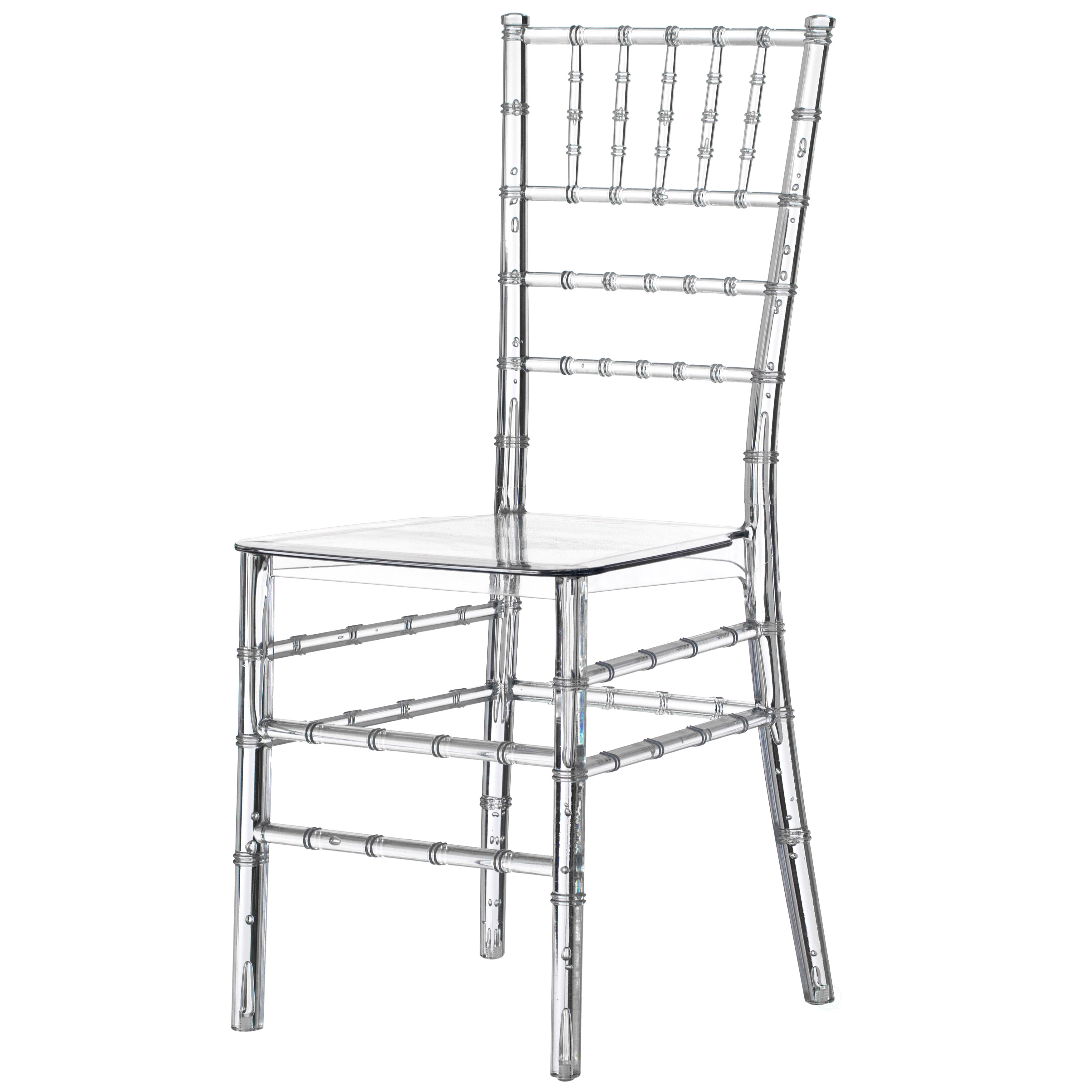 Ivy Bronx Acrylic Stackable Chiavari Dining Chair, Single - Wayfair Canada