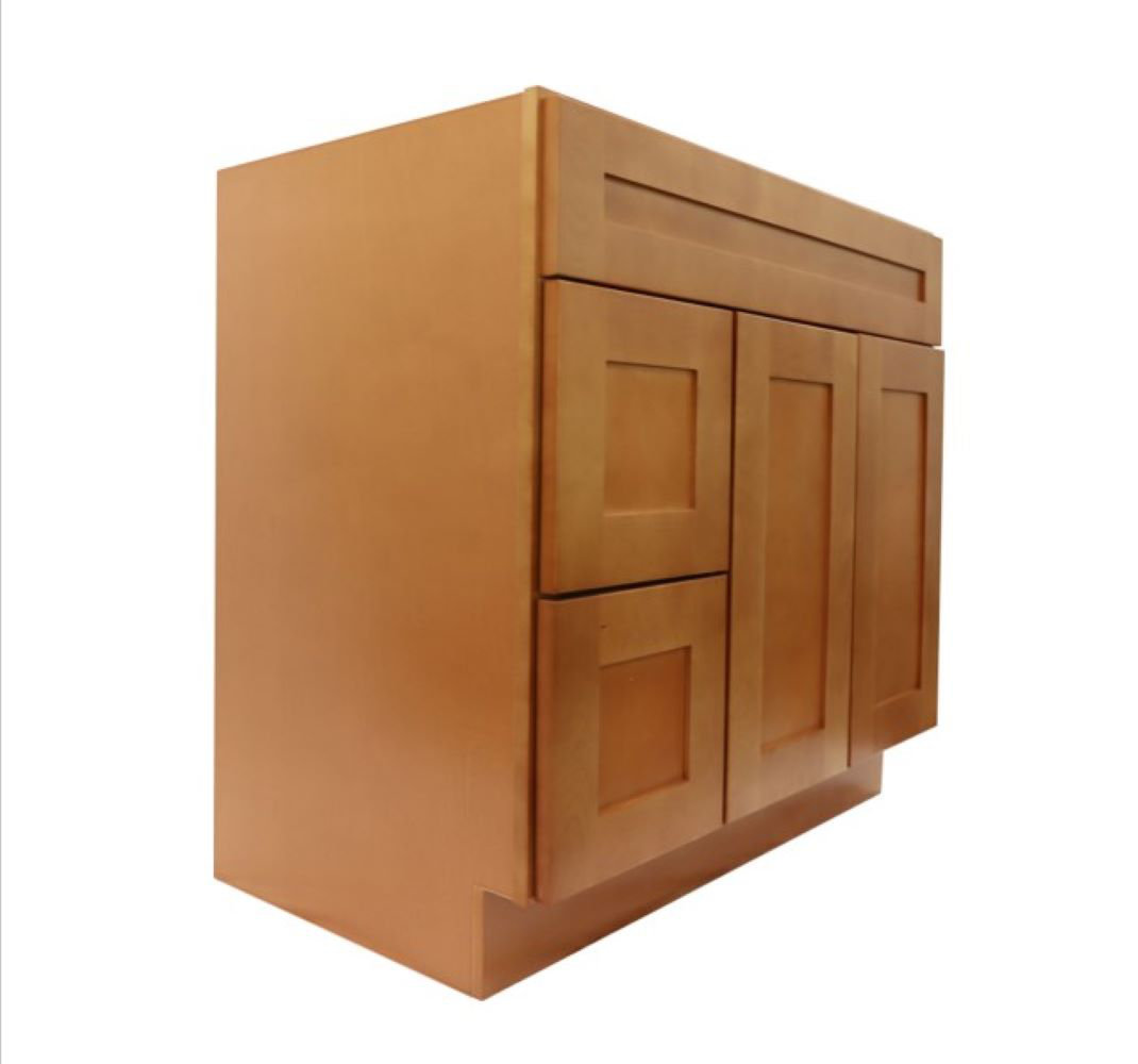 Vanity Atelier 36'' Bathroom Vanity Sink Base with Drawers Cabinet in ...