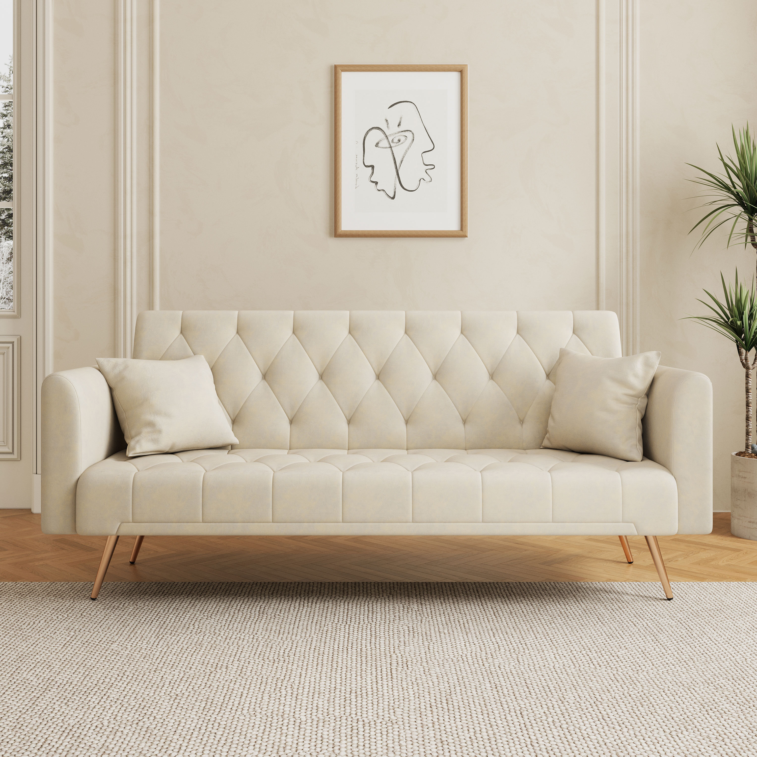 Mercer41 Medric 71" Upholstered Sofa & Reviews | Wayfair