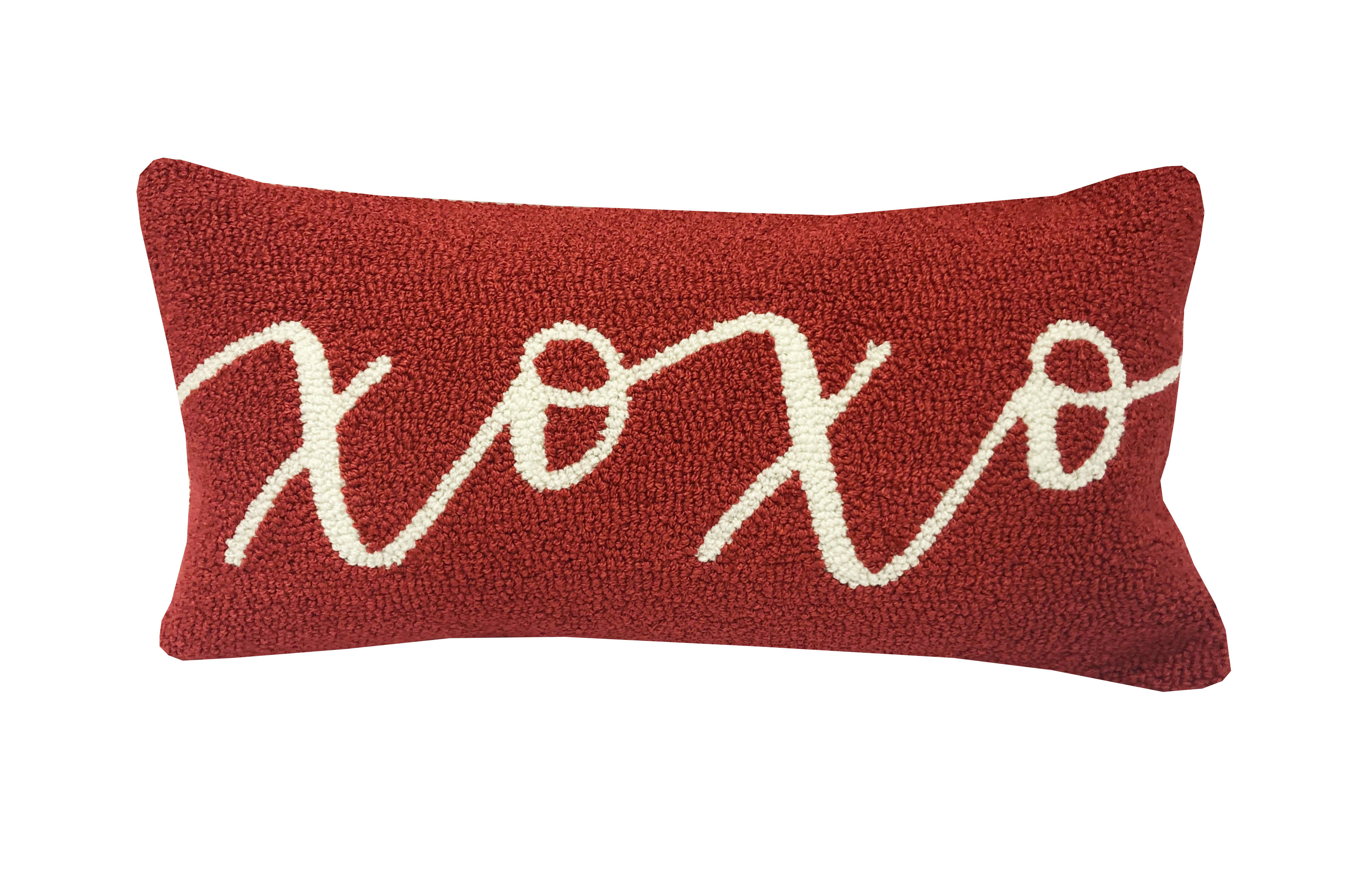 The Rug Market Xoxo Red Pillow | Wayfair