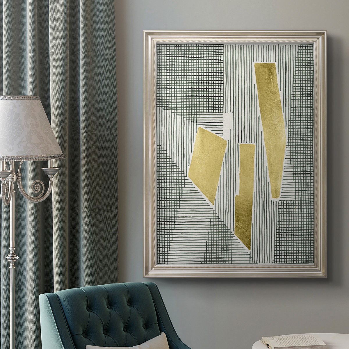 Mercer41 Shadow Screen I - Picture Frame Print on Canvas | Wayfair