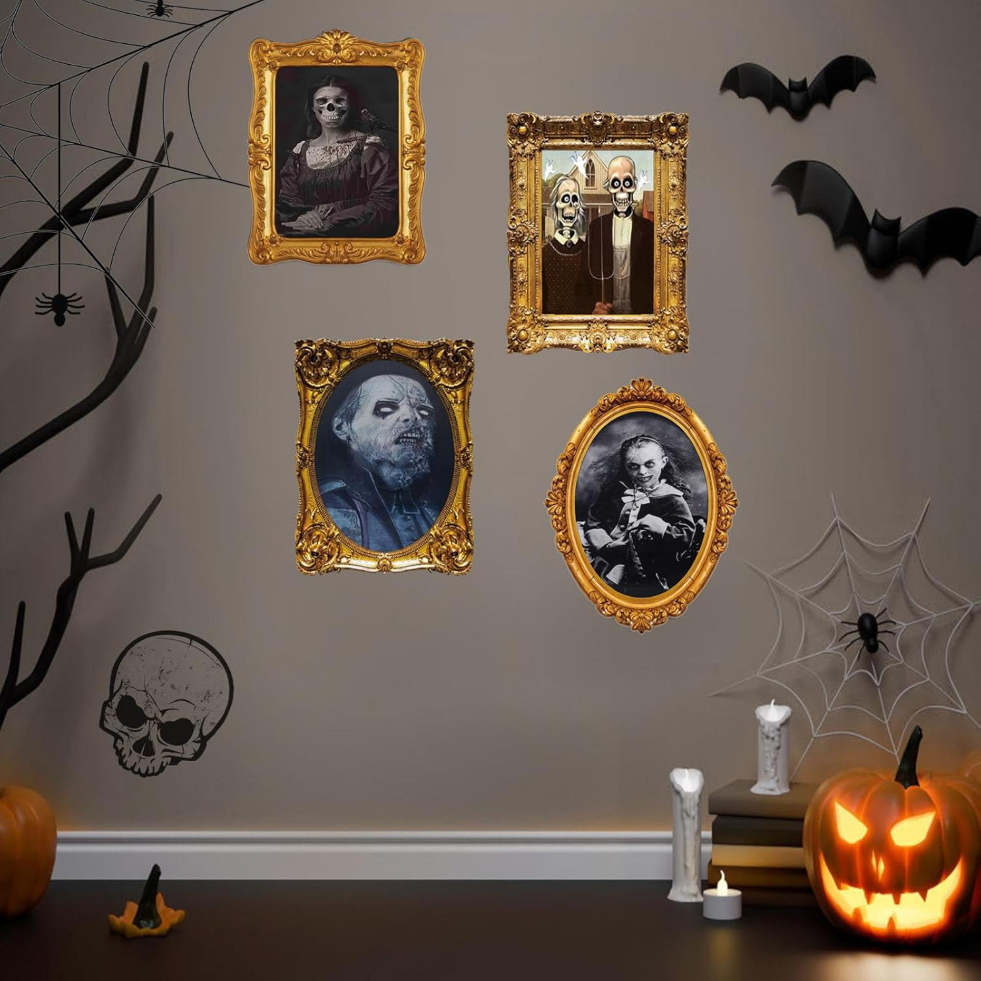 The Holiday Aisle® Halloween Decorations Indoor Scary 3D Changing Face ...