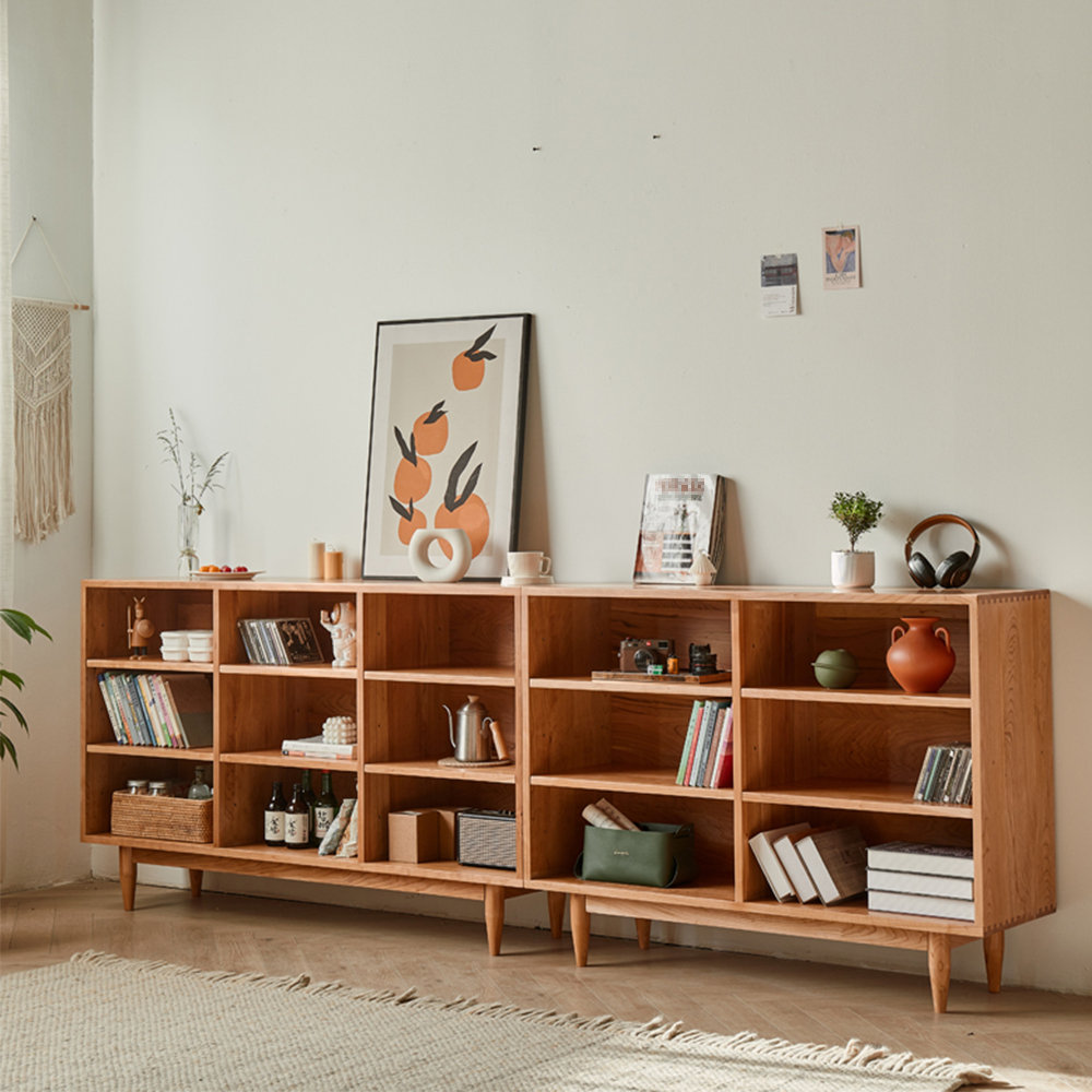 Corrigan Studio® Nordic style solid wood bookcase | Wayfair