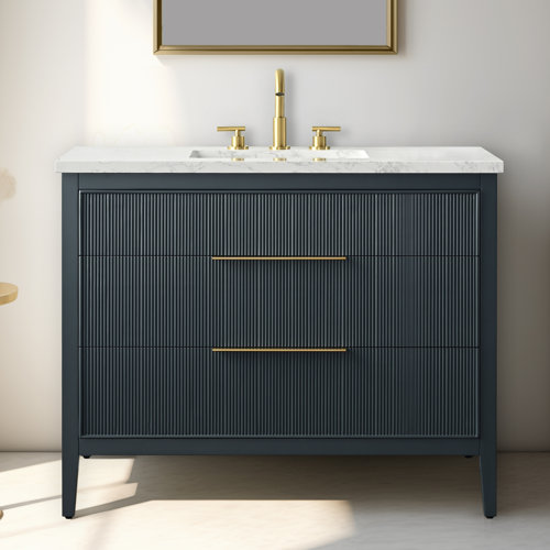 Blue Bathroom Vanities You'll Love | Wayfair