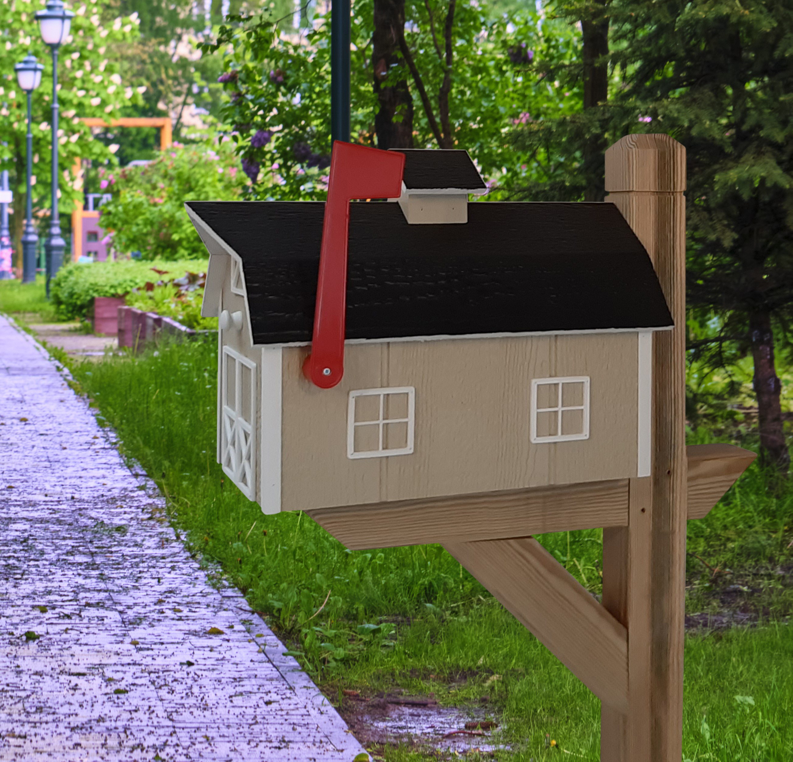 Amish Mailbox + Post Set & Reviews | Wayfair