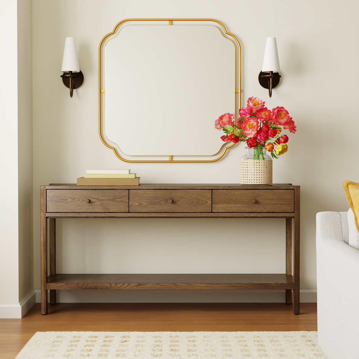 Birch Lane™ Jesse 60" Solid Wood Console Table & Reviews | Birch Lane
