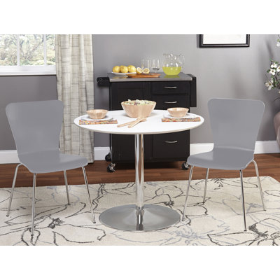Latitude Run® Theotis Pedestal Dining Set & Reviews | Wayfair