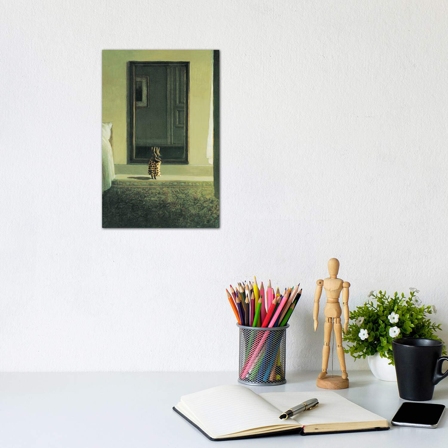 East Urban Home Tiger Rabbit by Michael Sowa - Print - Wayfair Canada