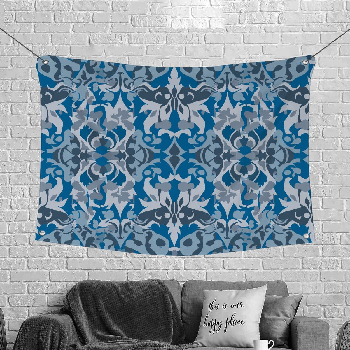 VisionDecor Plain Weave Muslin Microfiber Fabric Tapestry | Wayfair