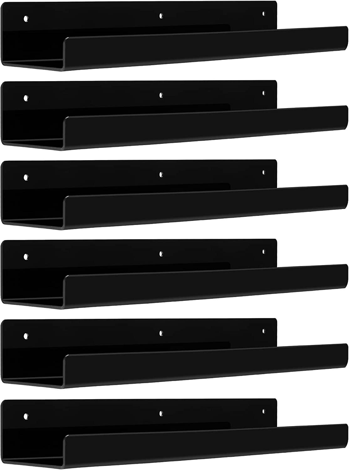 Latitude Run® Rieks 6 Piece Plastic Floating Shelf | Wayfair