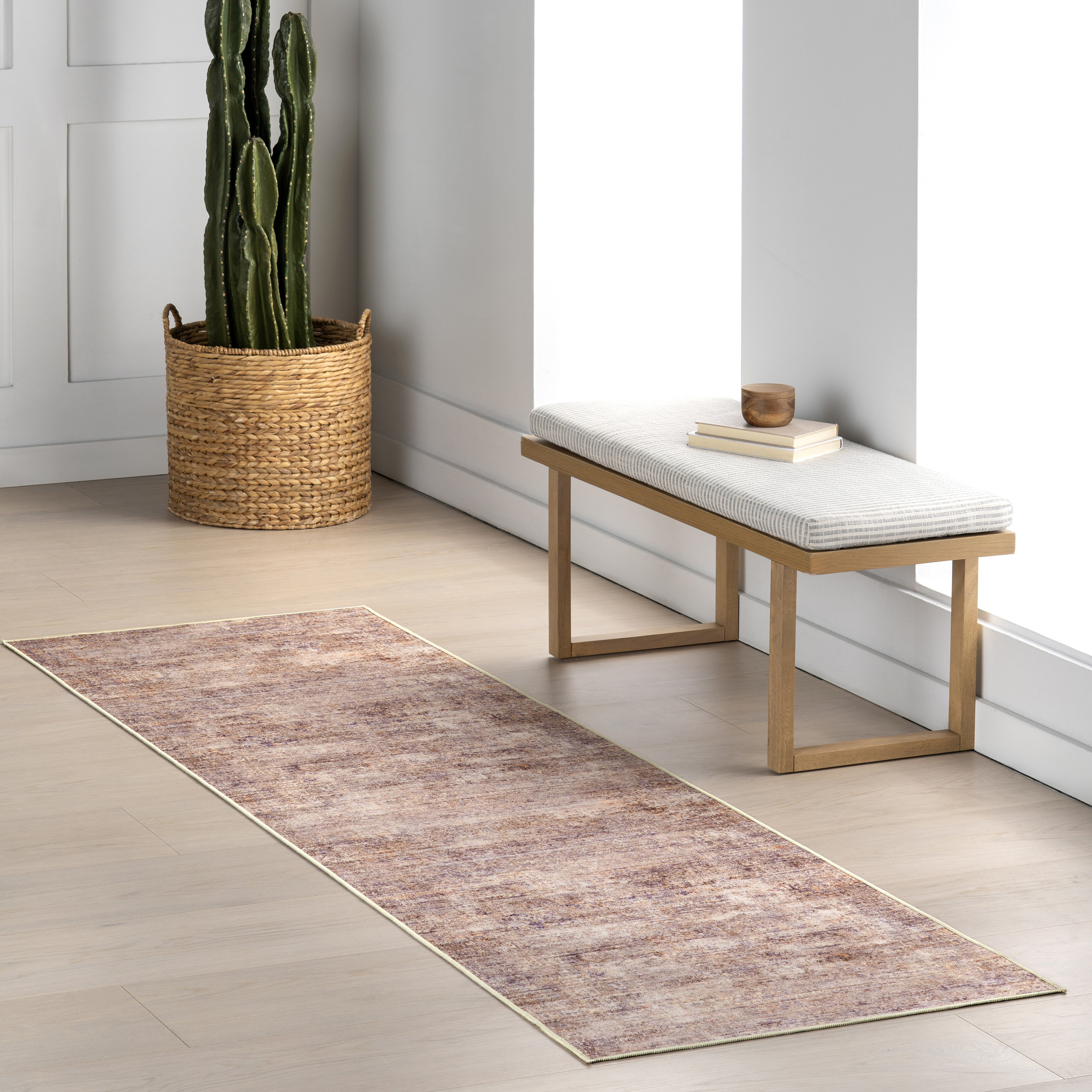 Bungalow Rose Darcy-Ella with SplashGuard Area Rug | Wayfair