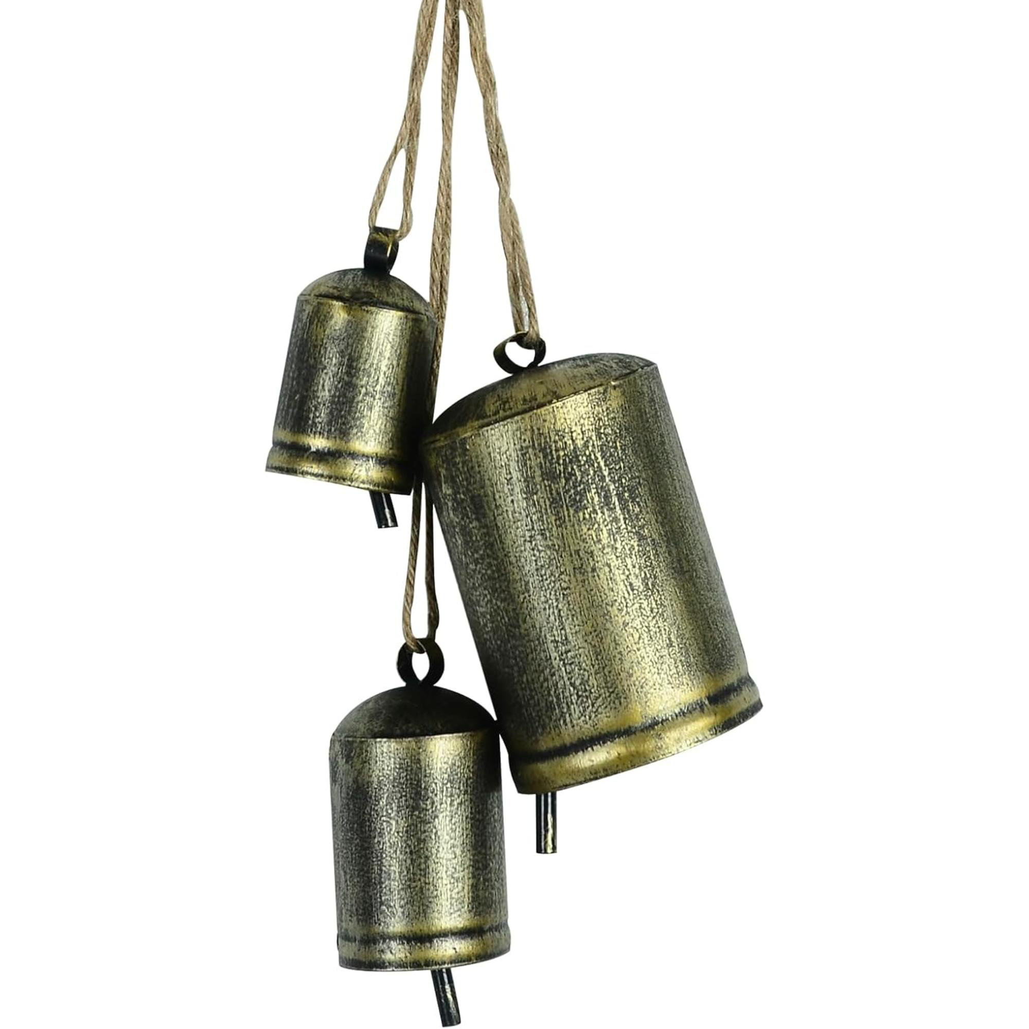 The Holiday Aisle® Christmas Bells, Metal Indoor And Outdoor Blessing ...