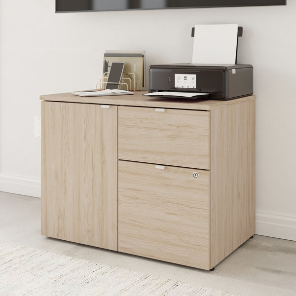 Bush Business Furniture Stratus 30W Office Storage Cabinet With Drawers ...
