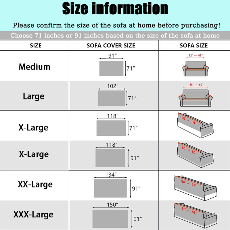 Loon Peak® One-Piece Sofa Cover, Full Coverage Sofa Cloth, Dust-Proof ...