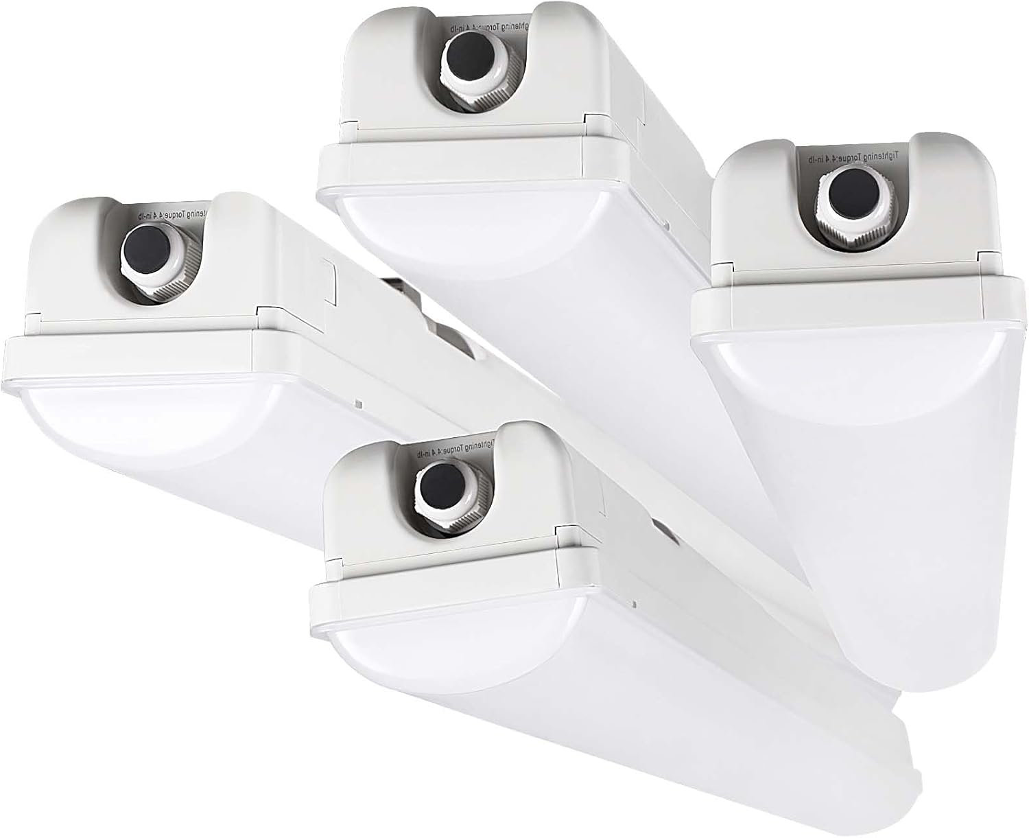 Co-t 4FT LED Vapor Tight Light Fixture 70W 9000LM 0-10V Dimmable IP65 ...