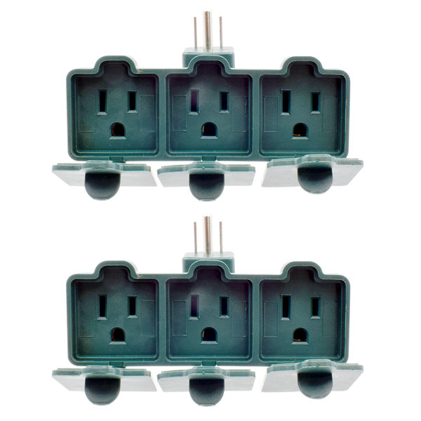 ELEGRP 15 Amps Tamper Resistant Triplex Outlet | Wayfair