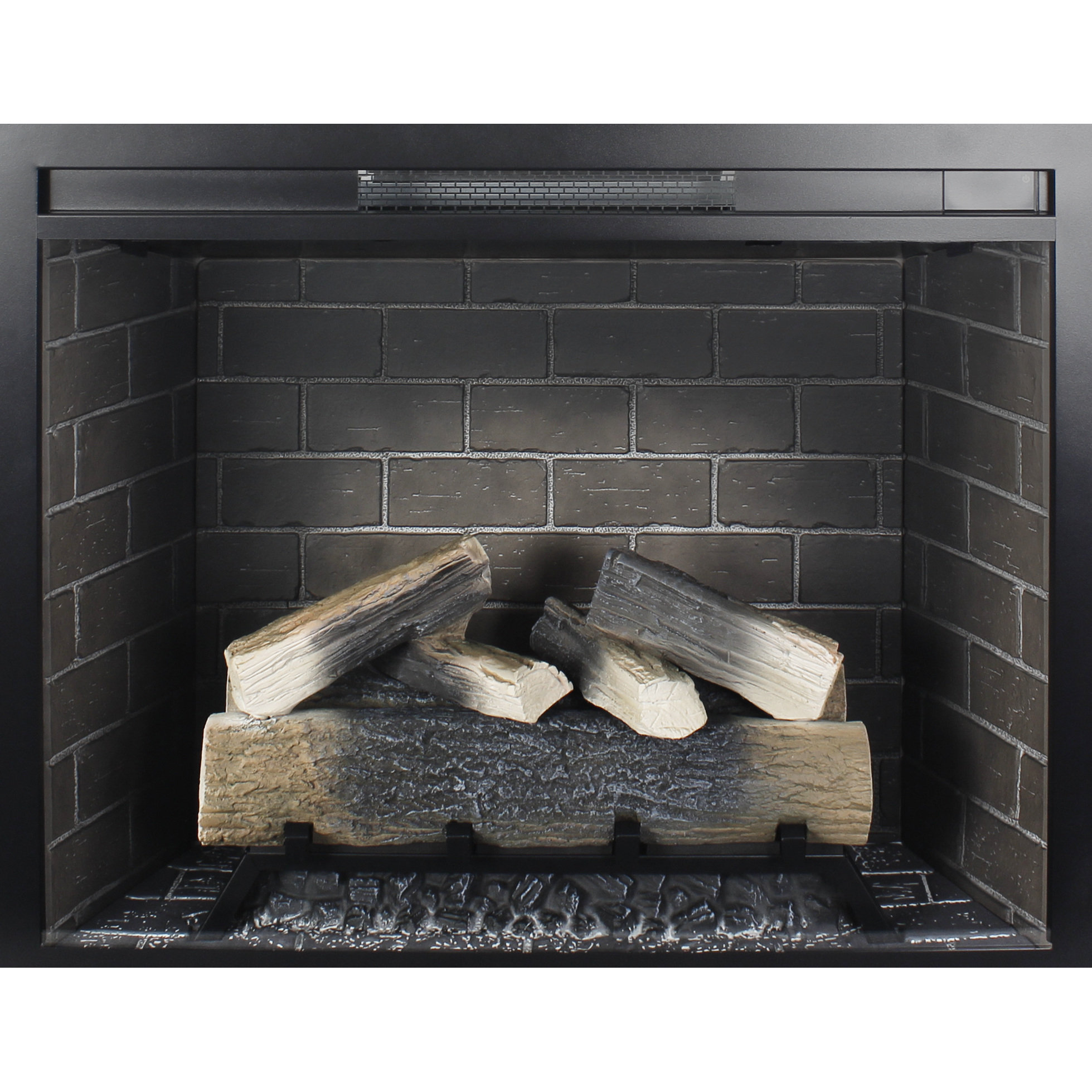 Latitude Run® 33" Infrared Electric Fireplace: Smokeless Firebox, Touch ...