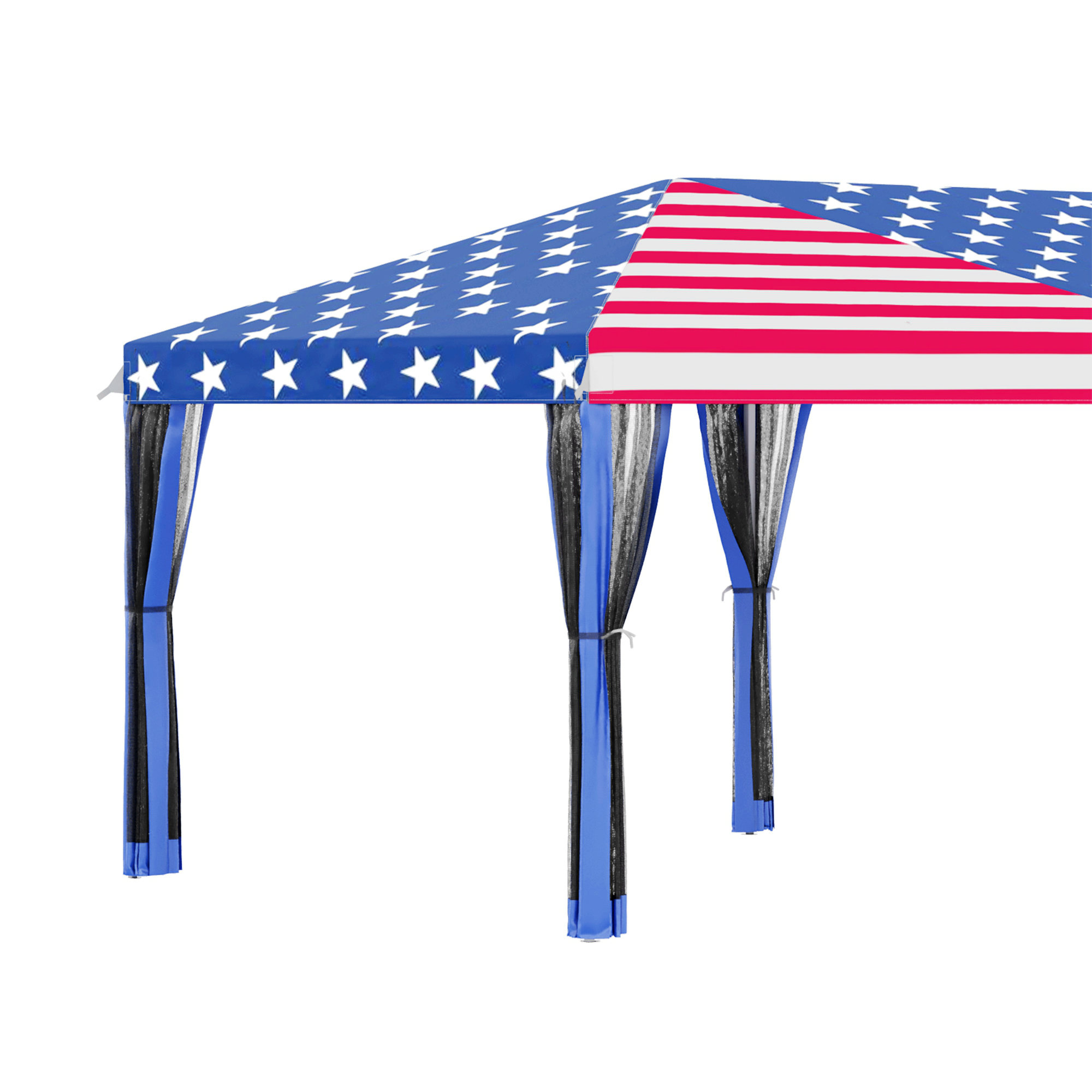 MR Pop up with Netting 19 Ft. W x 10 Ft. D Steel Canopy | Wayfair