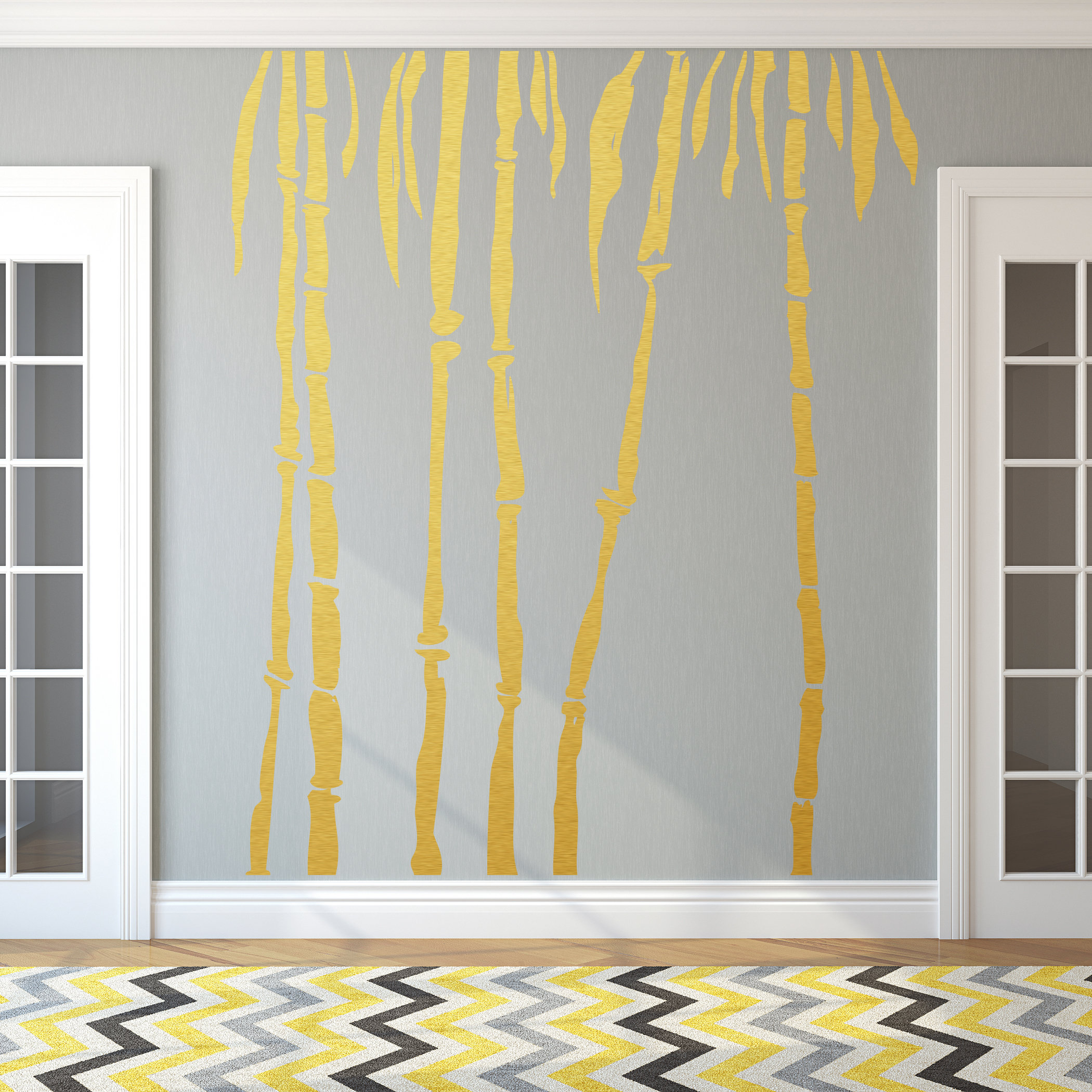 Ebern Designs Bamboo Trees Wall Decal | Wayfair