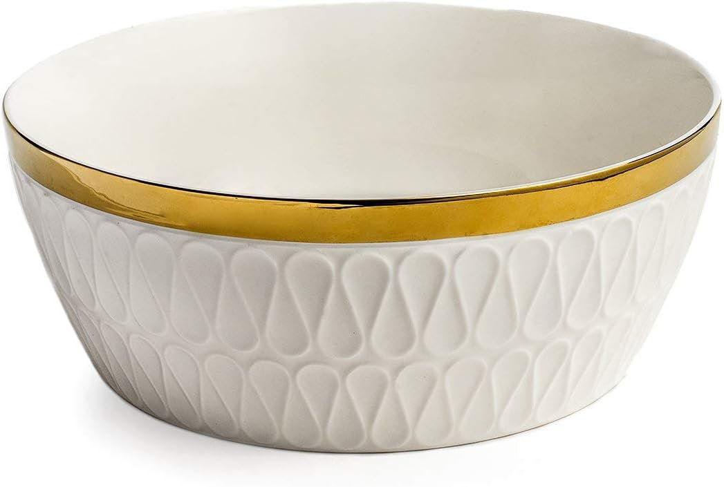 Astoria Grand Yedi YCC751, 9" Fine Porcelain Salad Bowl, Ceramic Deep ...