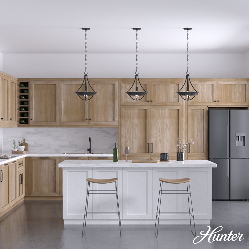 Hunter Fan Perch Point 1 - Light Single Bowl Pendant | Wayfair