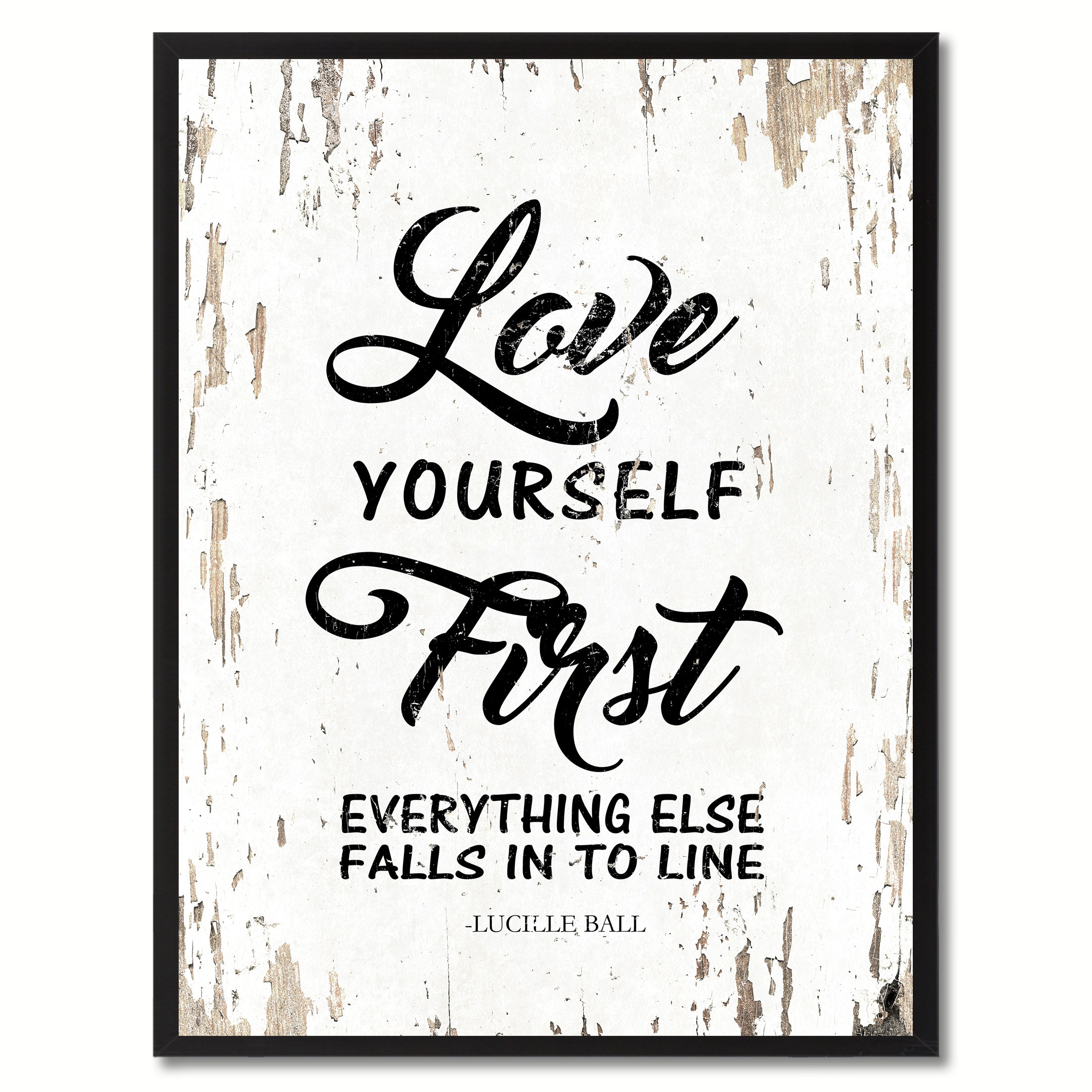Winston Porter Love Yourself First Everything Else Falls Into Line ...