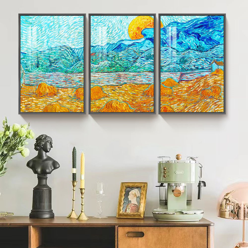 Red Barrel Studio® Van Gogh - 3 Piece Picture Frame Print Set on Canvas ...
