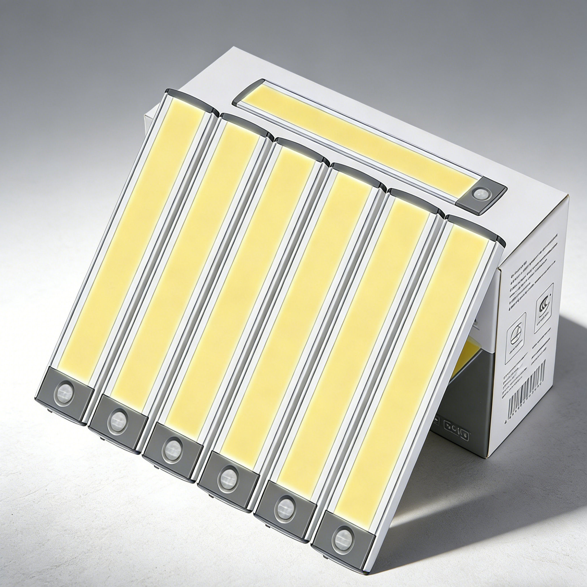 Lepotec USB Rechargeable LED Under Cabinet Light, Wireless Motion ...