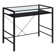 Ebern Designs Glass Top Metal Base Computer Desk & Reviews | Wayfair