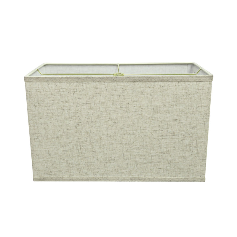 Latitude Run® 10" H Fabric Rectangular Lamp Shade ( Spider ) in Beige ...