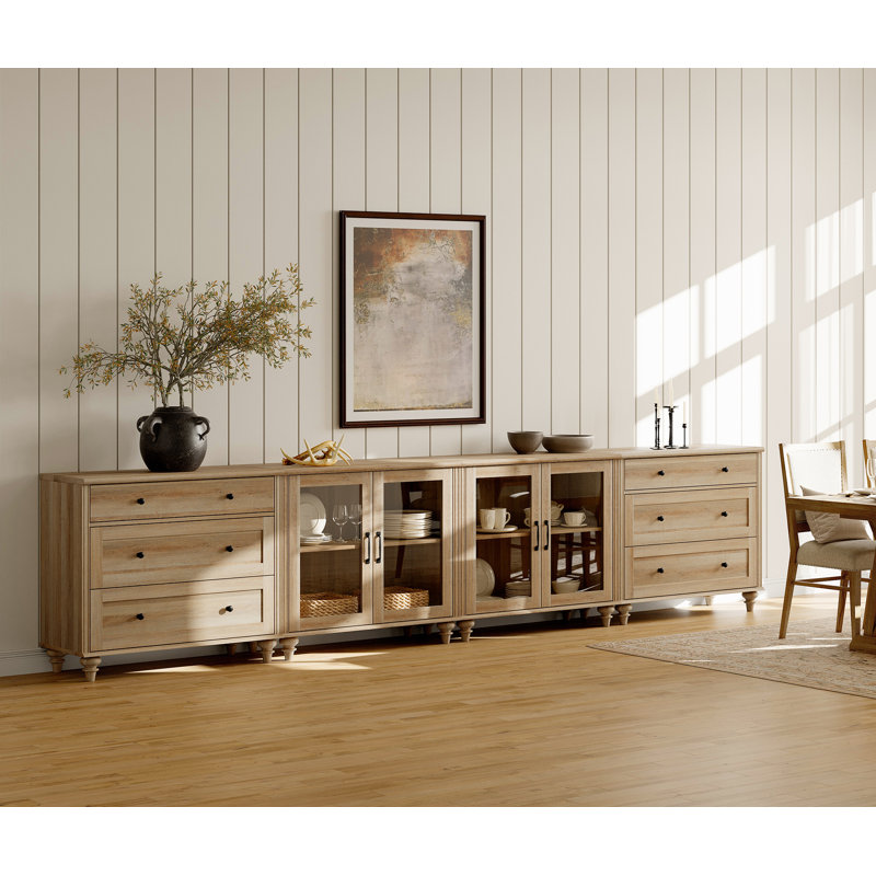 Alcott Hill® TV Stand For Tvs Up To 105 Inch, Wood TV Console Table For ...