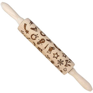 Gustave Wood Embossed Rolling Pin | Wayfair