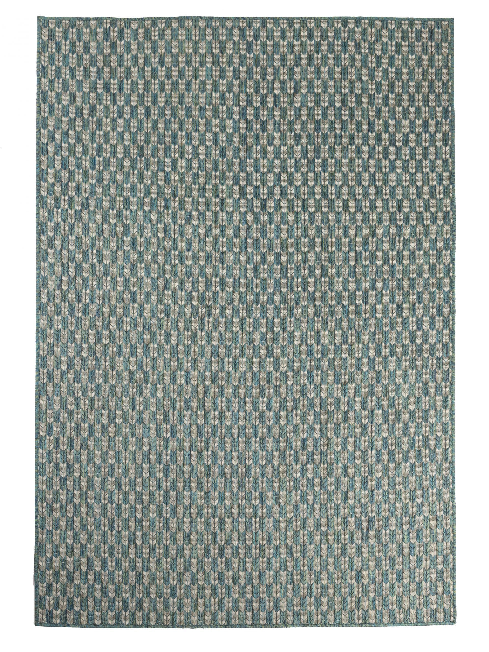 Corrigan Studio® Premium Polypropylene Geometric Pattern Outdoor Rug ...