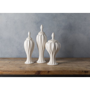 Lark Manor 3 Piece Storage Jar Set & Reviews | Wayfair