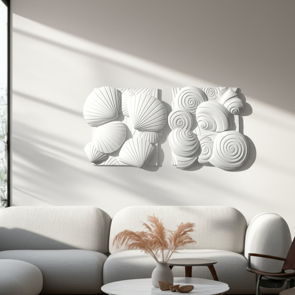 Highland Dunes Coastal shell-inspired polyresin wall hangings & Reviews ...
