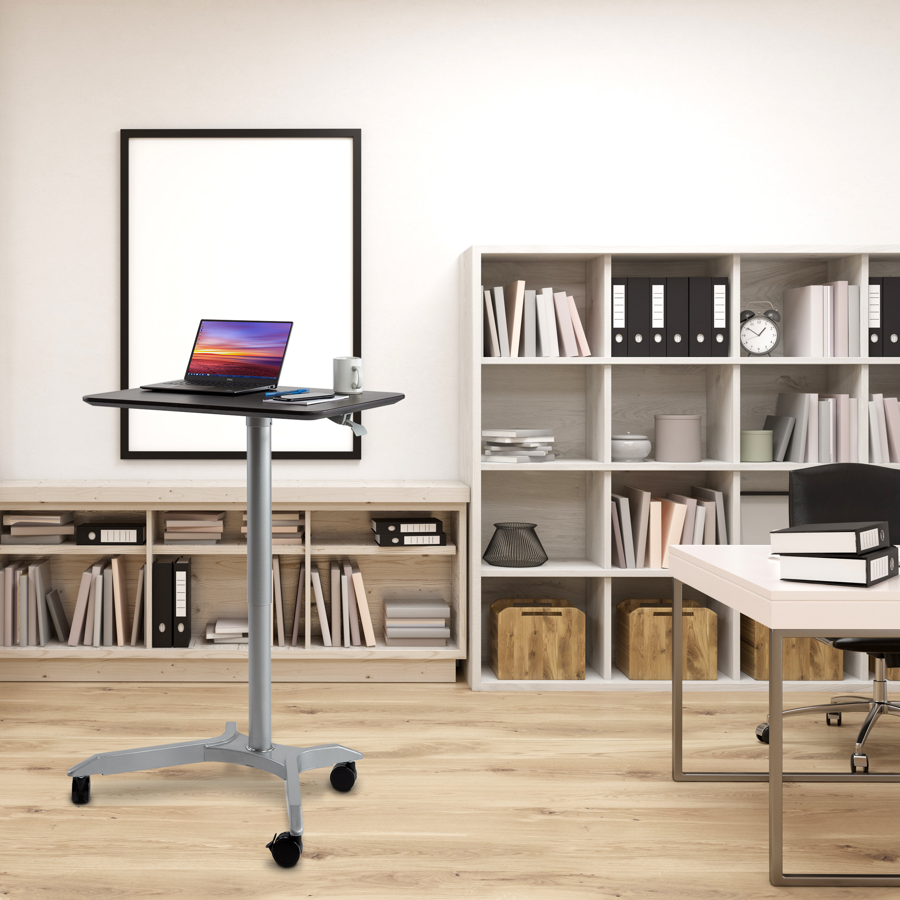 Seville Classics AIRLIFT® airLIFT 28" W Adjustable Height Rolling ...