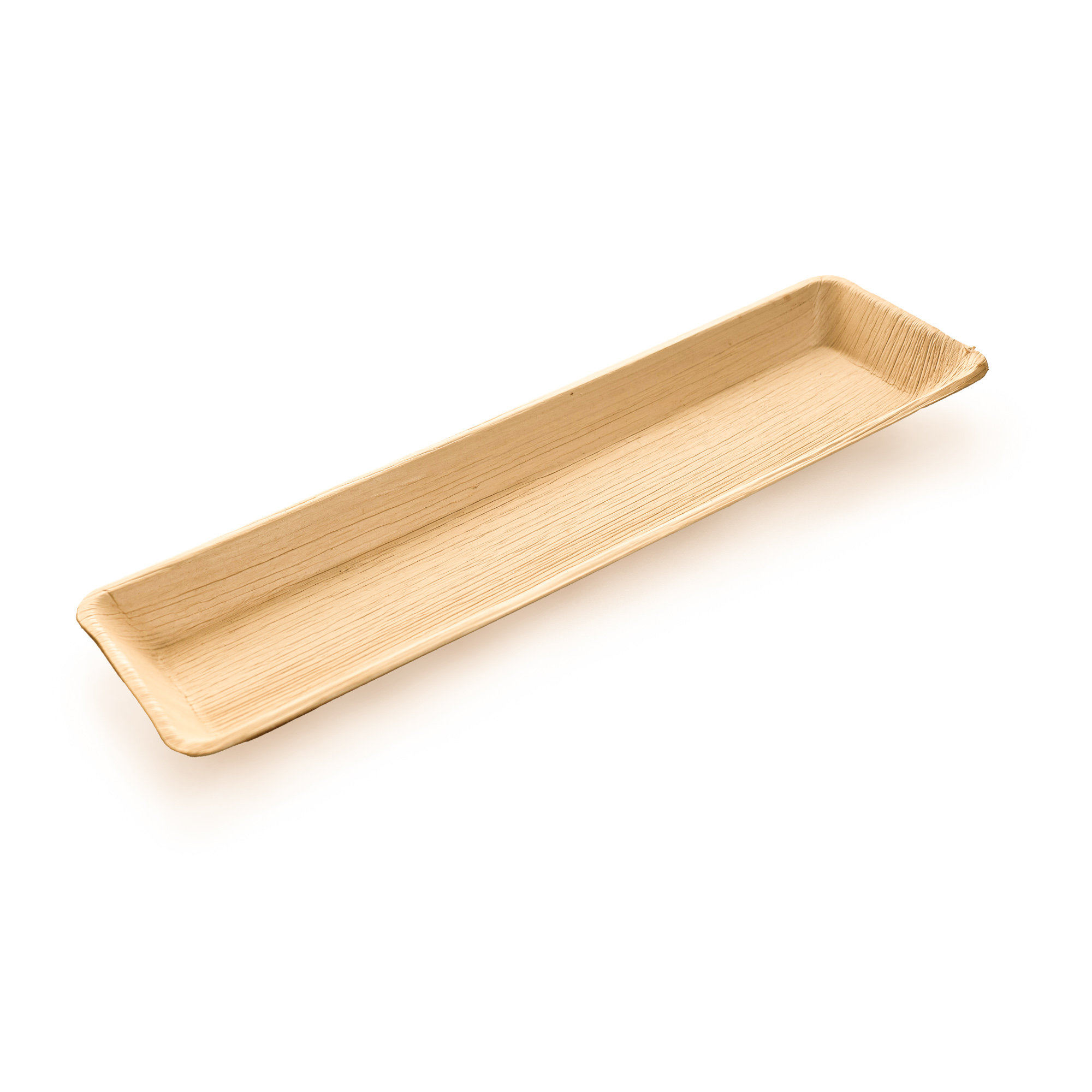 ECO GECKO 13”x4” Rectangle Eco-Friendly Compostable Trays (4 x 25 pcs) | Wayfair