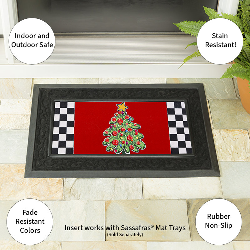 The Holiday Aisle® O' Christmas Tree Sassafras Switch Mat | Wayfair