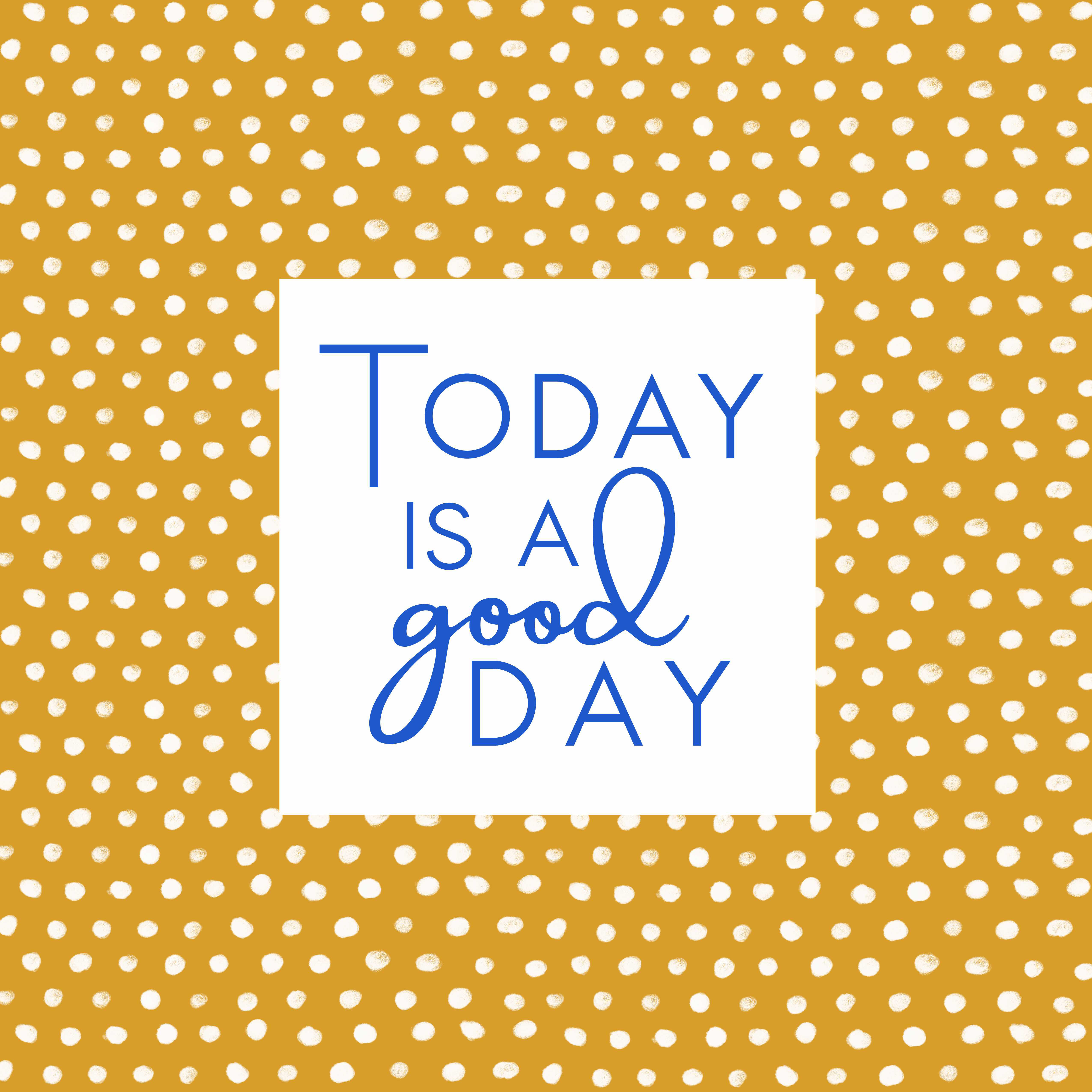 Trinx " Good Day Yellow Dots " Painting Print - Wayfair Canada