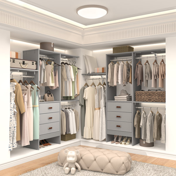 Rebrilliant Rheata 19'' - 59'' W Closet System - Wayfair Canada