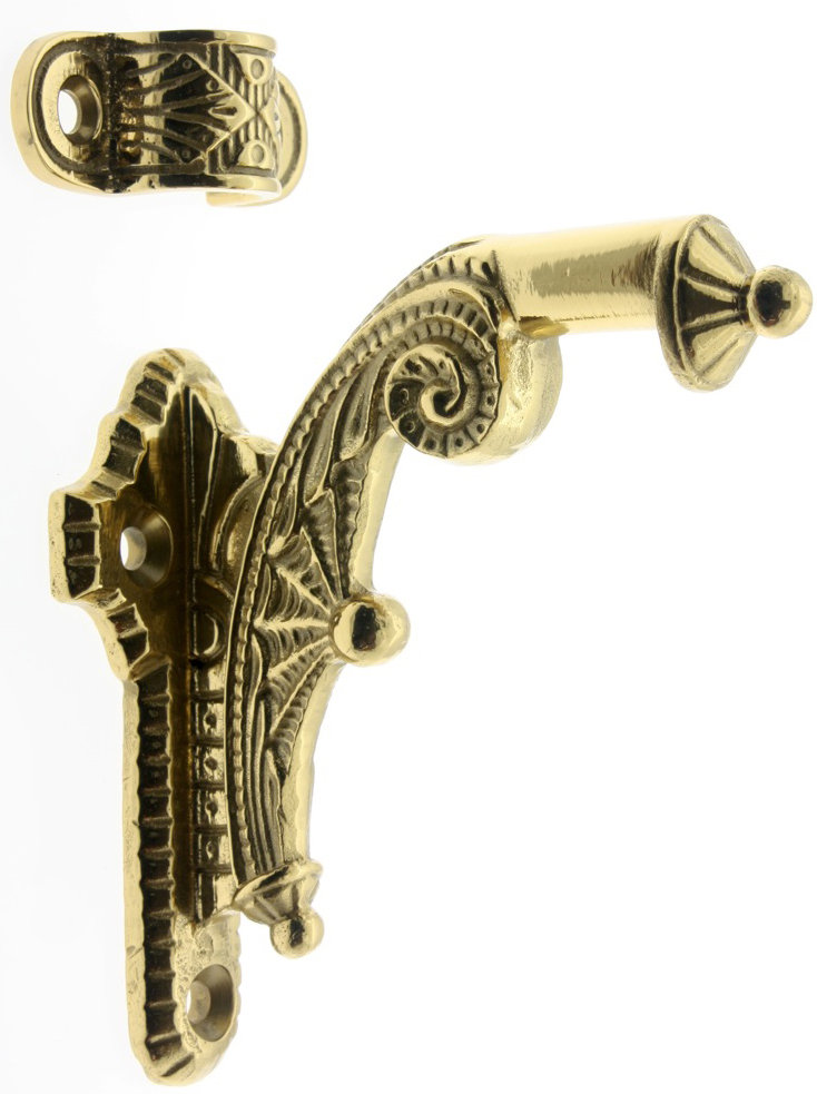 idh by St. Simons Solid Brass Spider Web Hand Rail Bracket | Wayfair