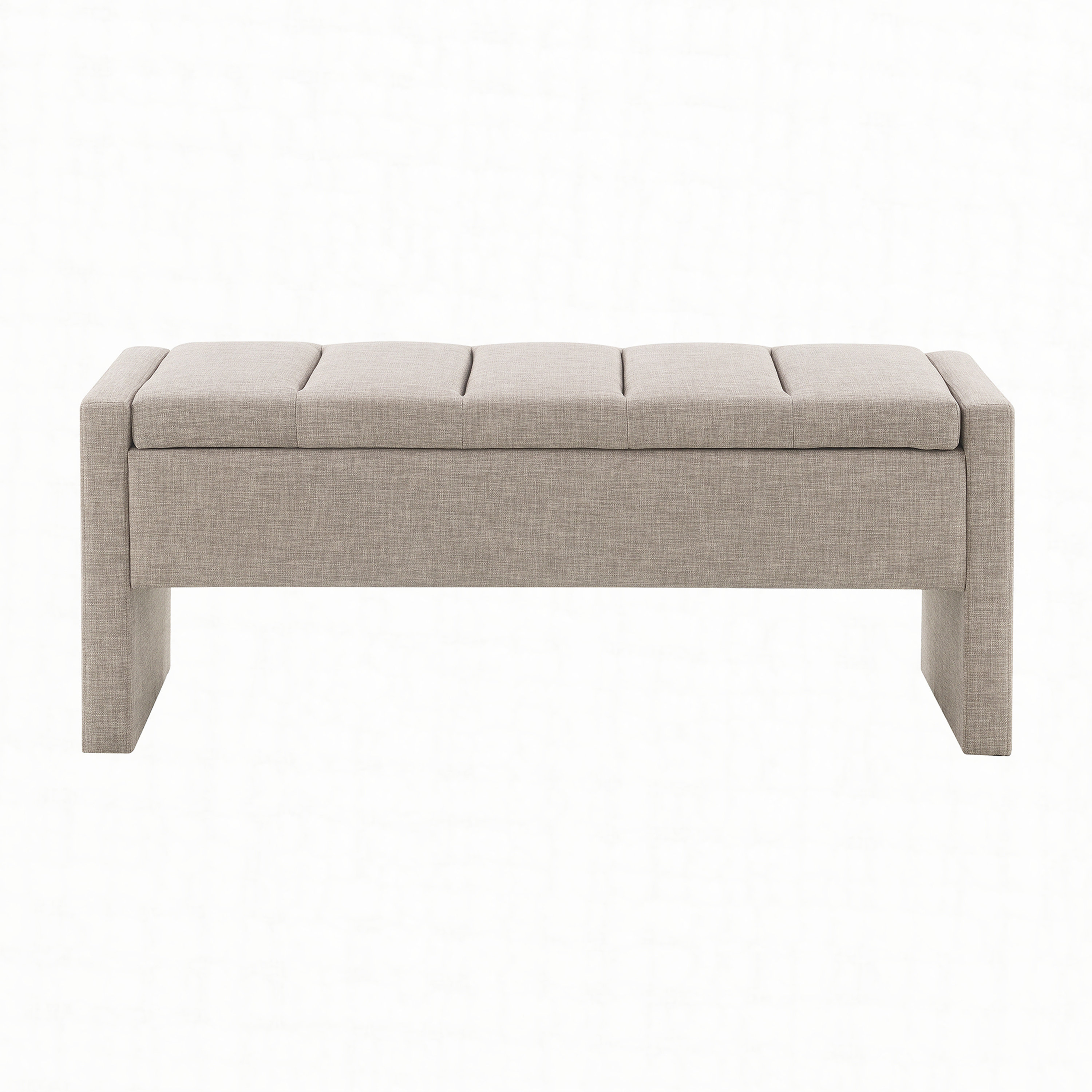Hokku Designs Modern Bed End Bench with Storage,Upholstered Large Foot ...