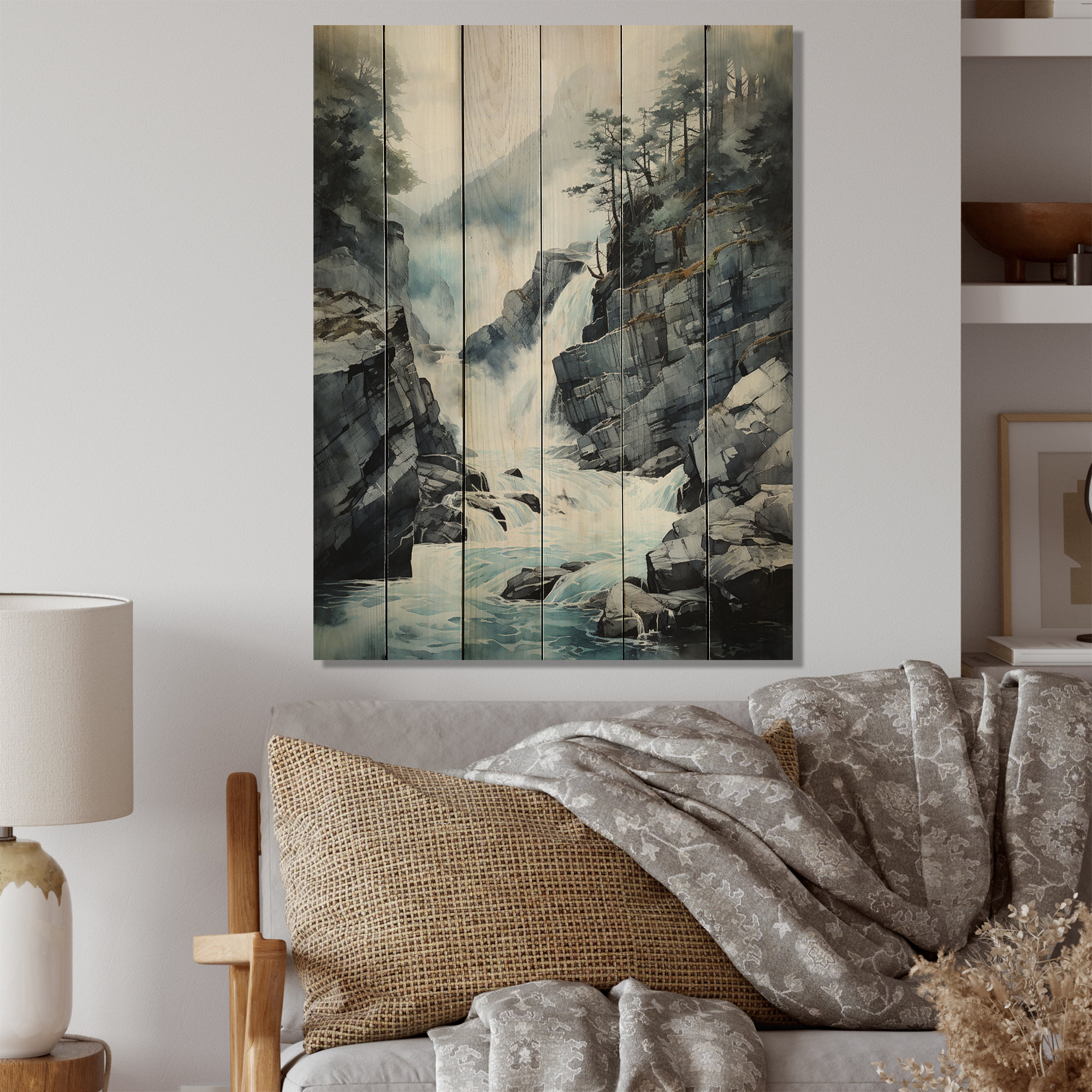 Loon Peak Jahmeer Waterfall Endless Waterfall Journey I - Wayfair Canada