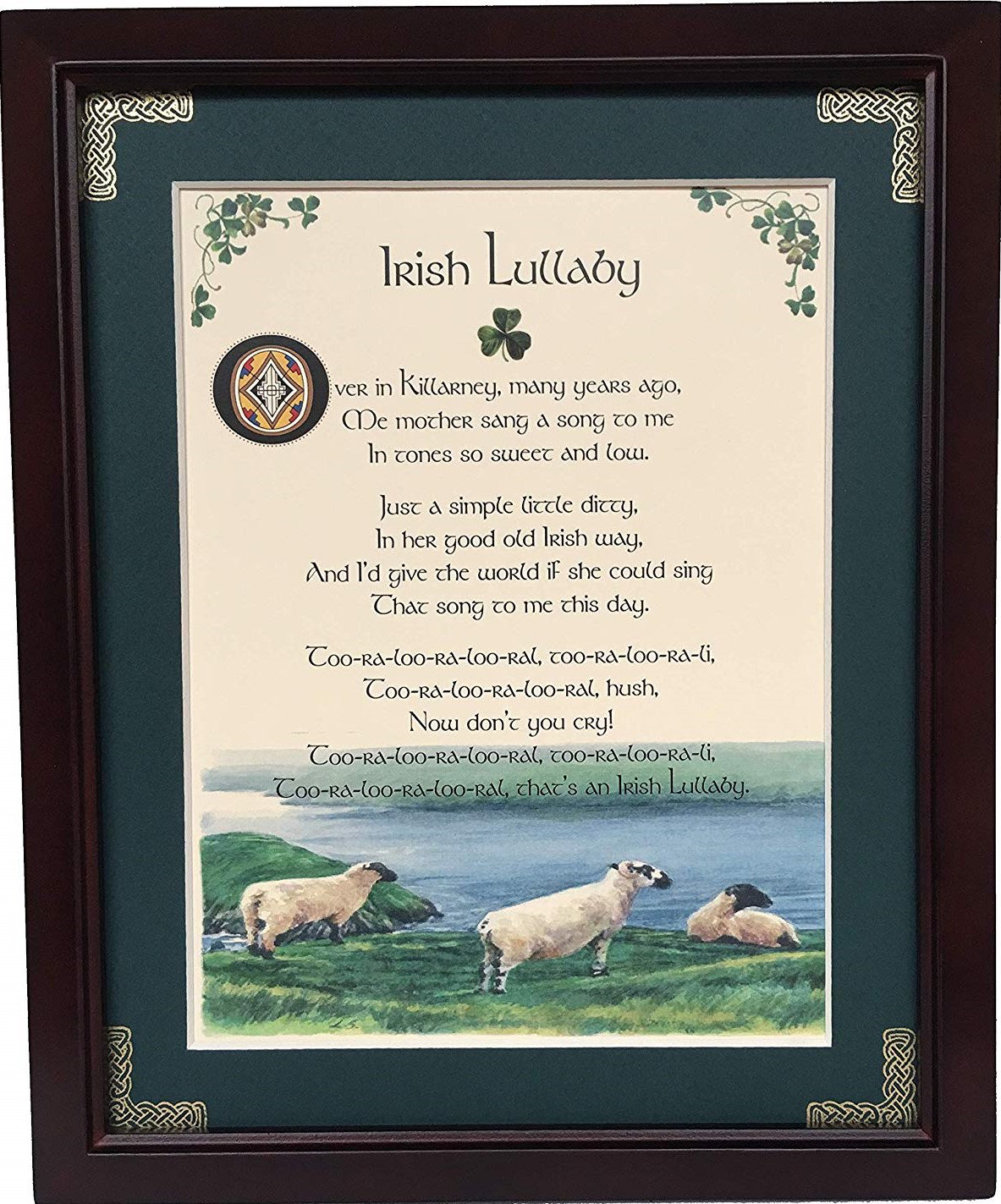 Peter Townsend's Irish Collection Irish Lullaby - 8X10 Blessing | Wayfair