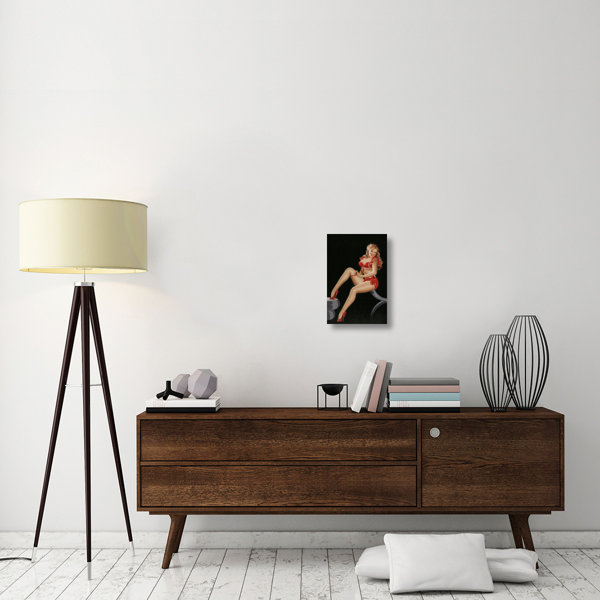 Bless international Eyeful Magazine Pinup In Red On Canvas by Peter ...
