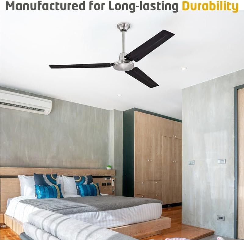 Wade Logan® Christene Garage Ceiling Fan, Shop Ceiling Fan, Commercial ...