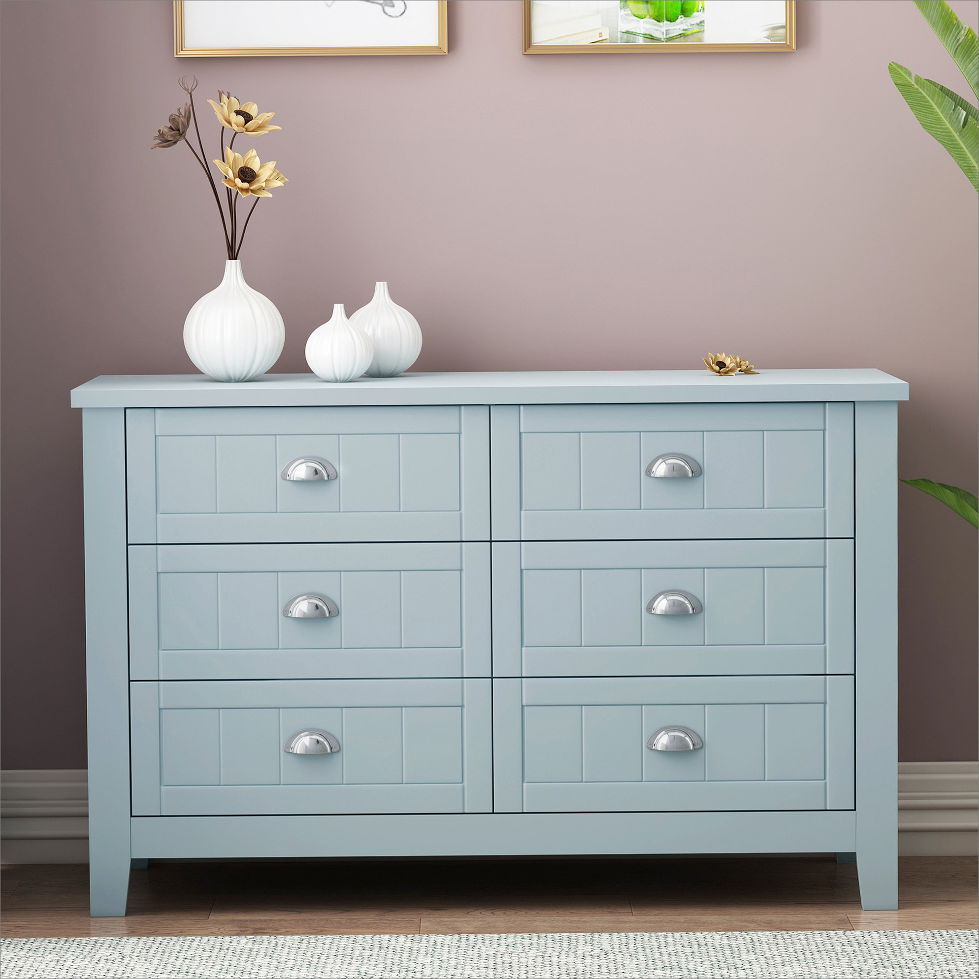DSUNNER DRAWER DRESSER CABINET，BAR CABINET, storge cabinet, lockers ...