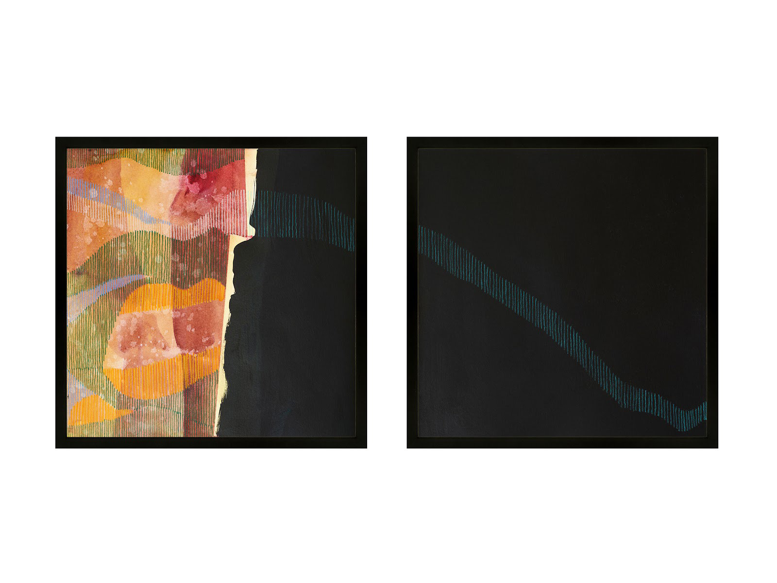 Wade Logan® Delta Wave 1 & 2. Set Of 2 By Jacques Pilon - Framed Wall ...