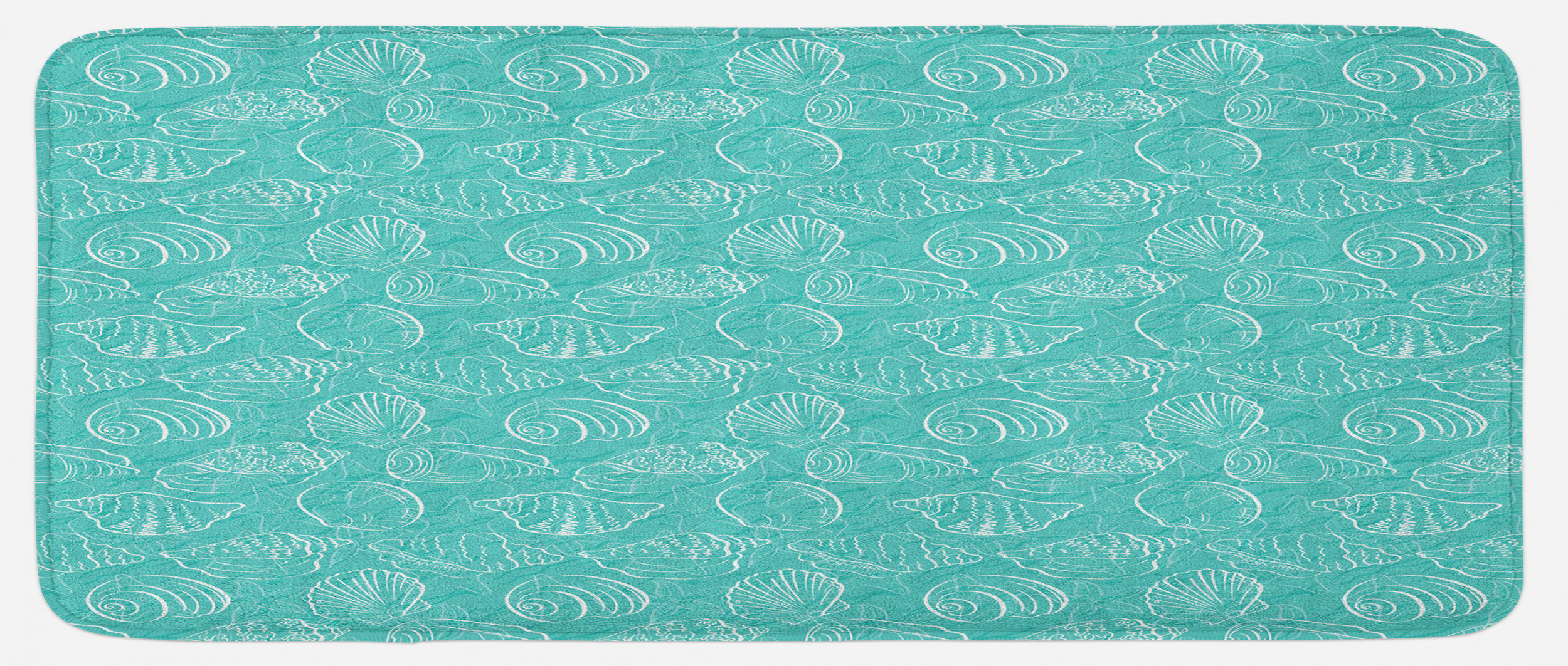 East Urban Home Sea Shells Kitchen Mat - Wayfair Canada