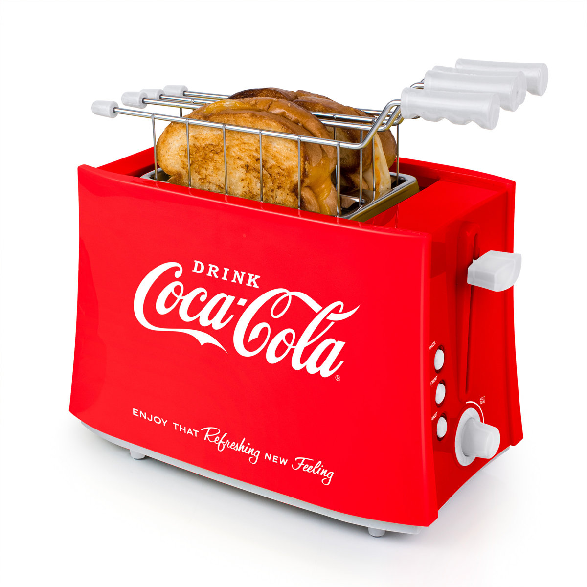 Nostalgia Grilled Cheese Toaster with Easy-Clean Toaster Baskets and ...